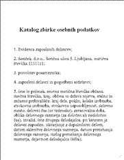 e-obrazec 1304 - Katalog zbirke osebnih podatkov